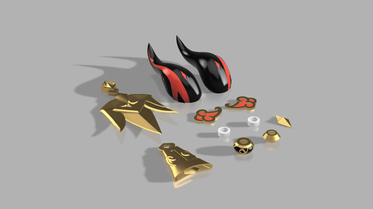 Ganyu set | Genshin Impact 3D file - Ainlina