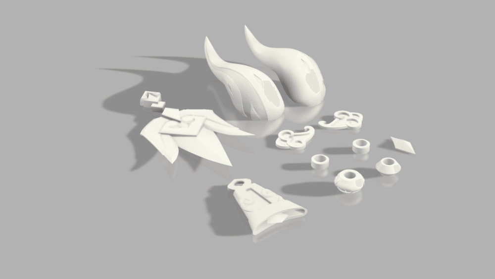 Ganyu set | Genshin Impact 3D file - Ainlina
