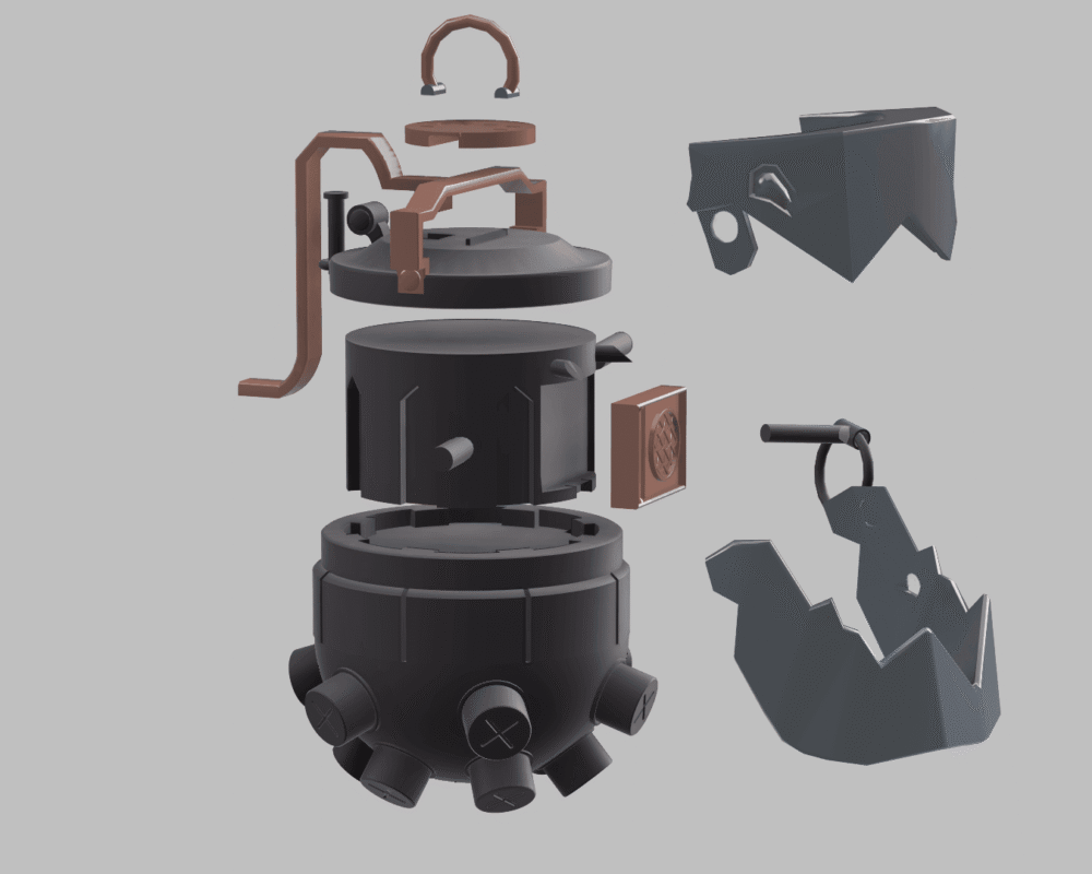 Jinx chomper | Arcane League of Legends 3D FILE – Ainlina Props