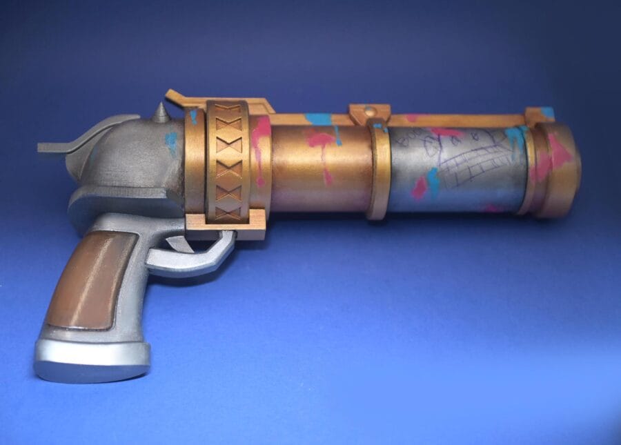 Jinx pistol | Arcane League of Legends RAW 3D print - Ainlina Props