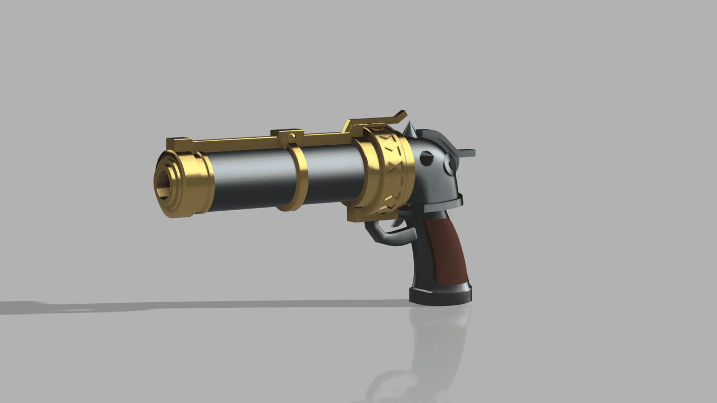 Jinx pistol | Arcane League of Legends 3D FILE – Ainlina