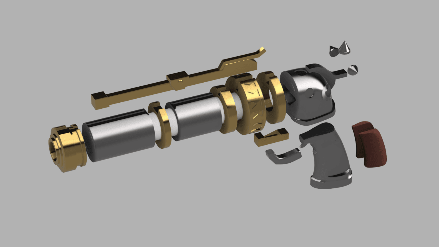 Jinx pistol | Arcane League of Legends 3D FILE – Ainlina