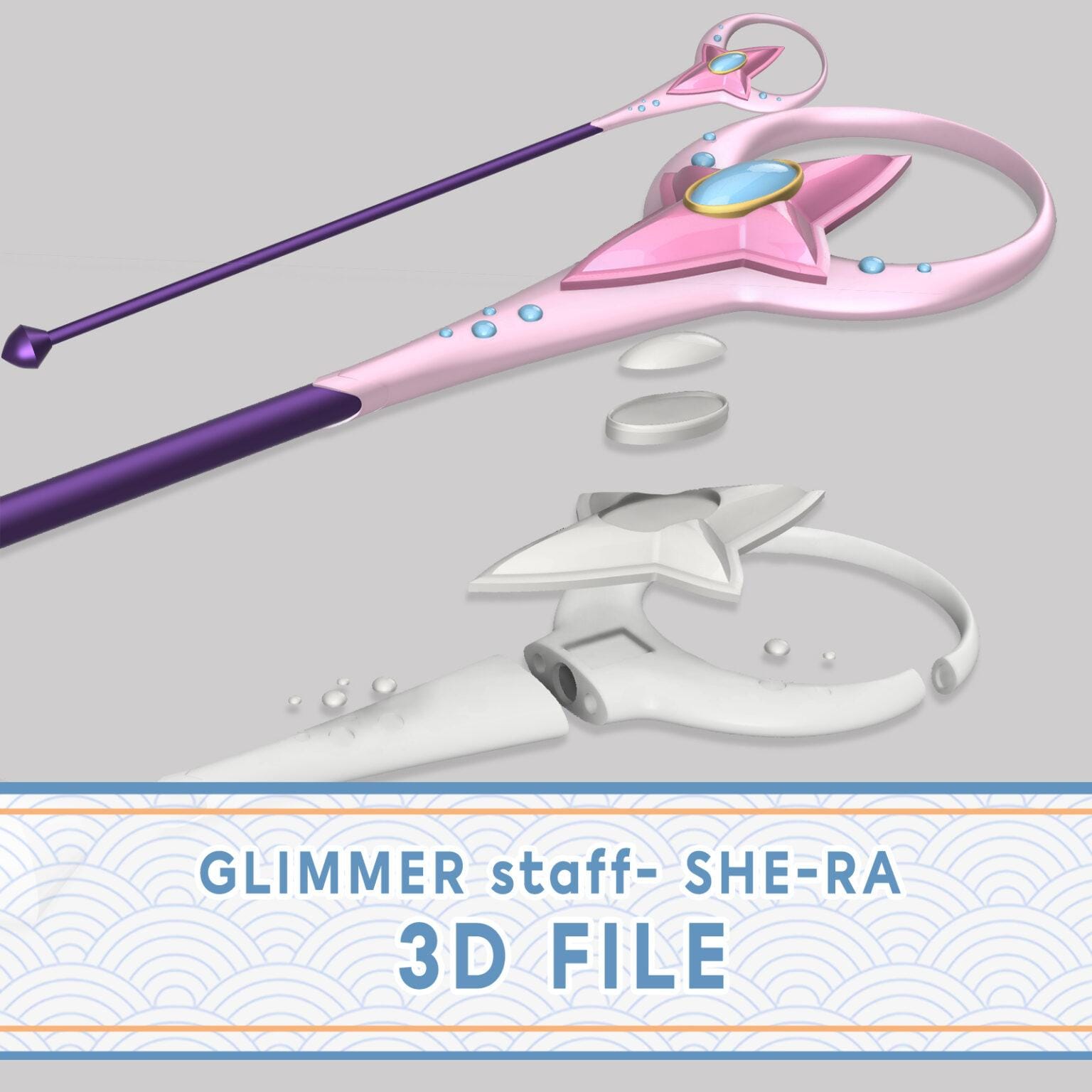 Glimmer staff SHE-RA | 3D File – Ainlina Props