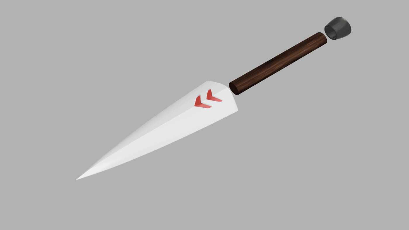 Mononoke Dagger (accurate design) | 3D file – Ainlina
