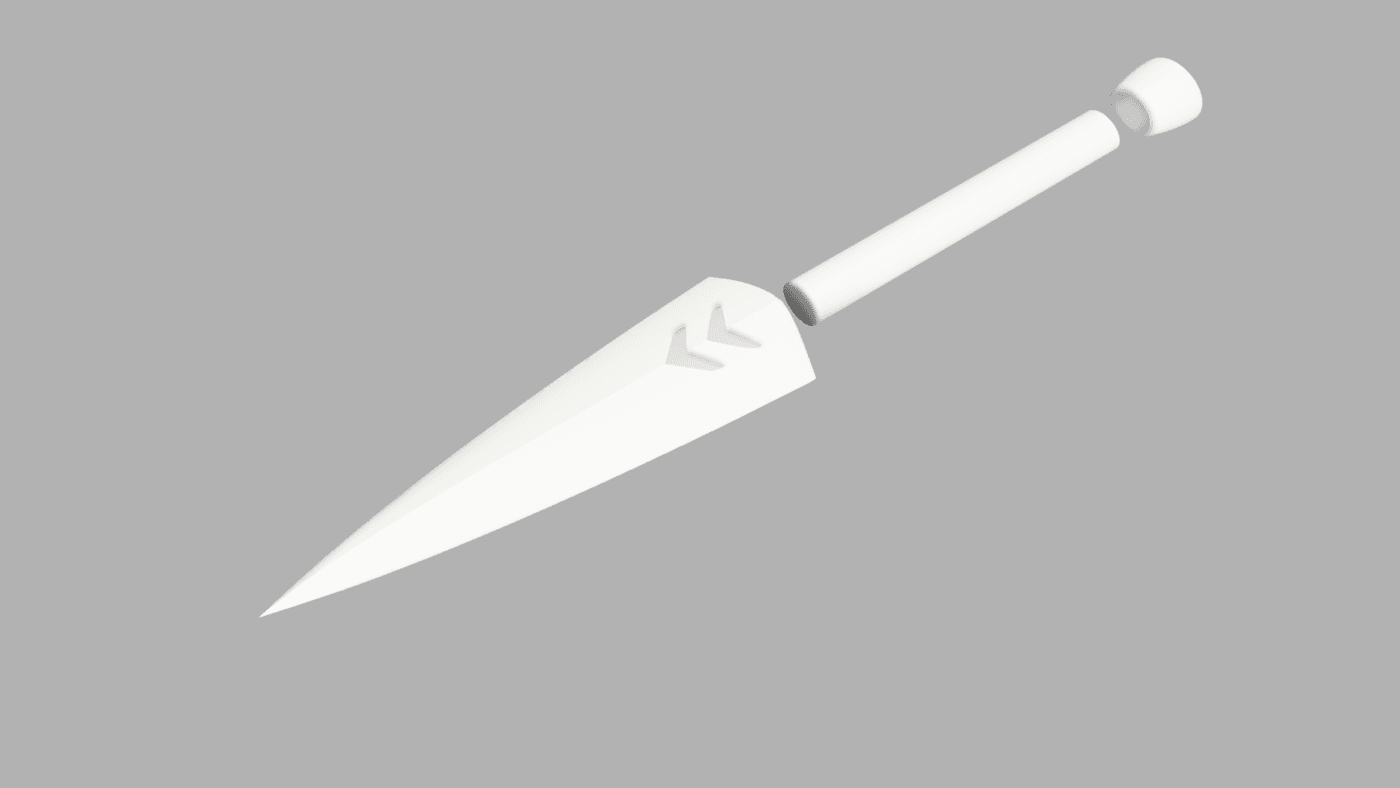 Mononoke Dagger (accurate design) | 3D file – Ainlina