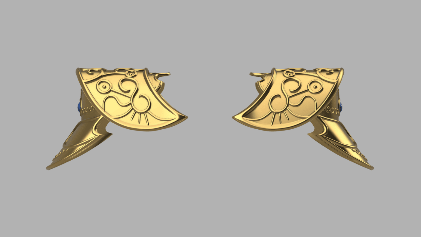 Twilight Princess Zelda’s Shoulder Armor | Zelda 3D file – Ainlina