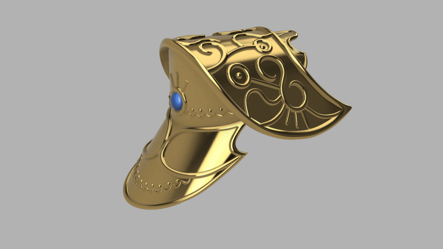 Twilight Princess Zelda’s Shoulder Armor | Zelda 3D file – Ainlina