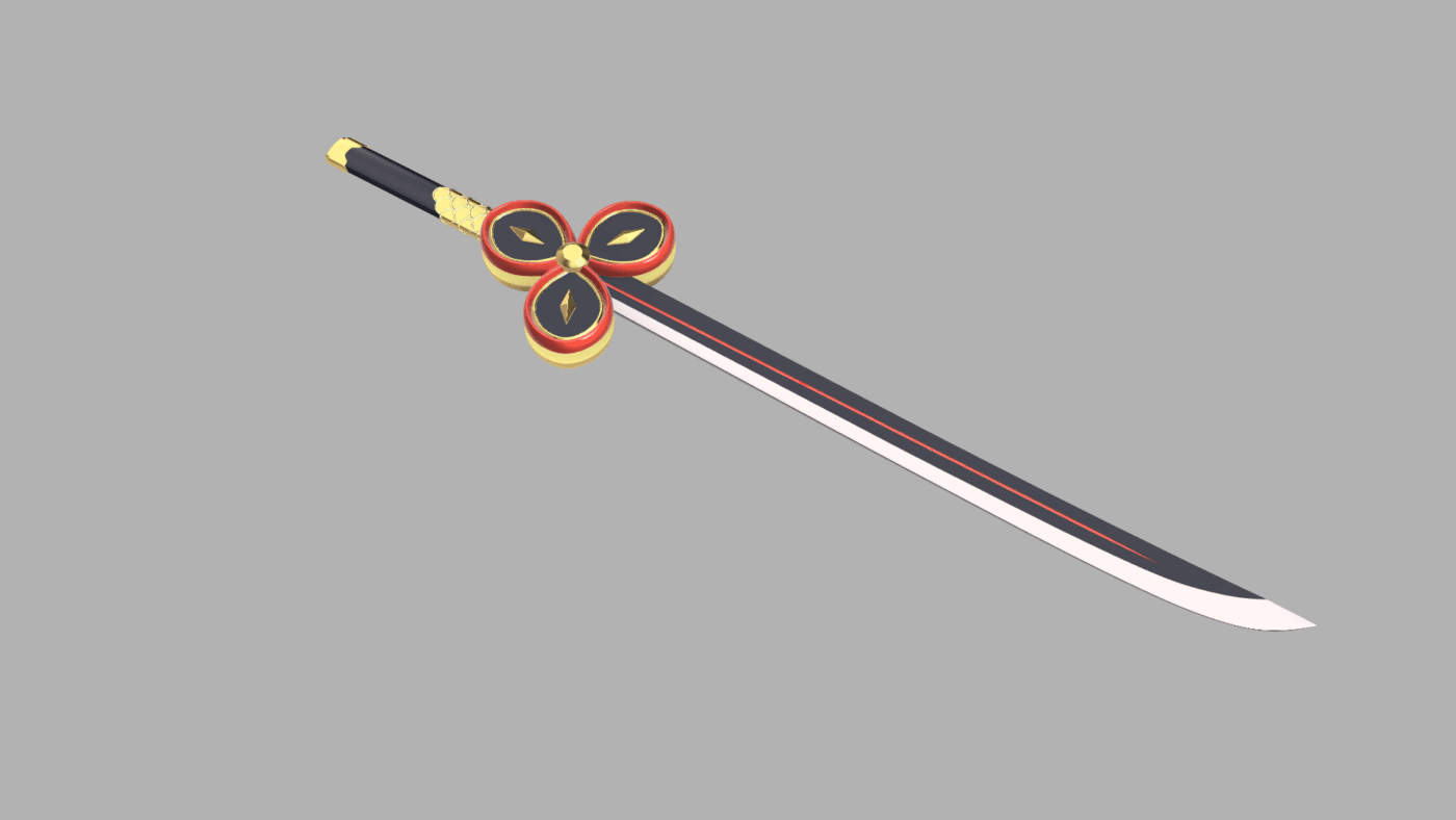 Genshin Impact Chiori’s swords | 3D Printed Kit – Ainlina Props
