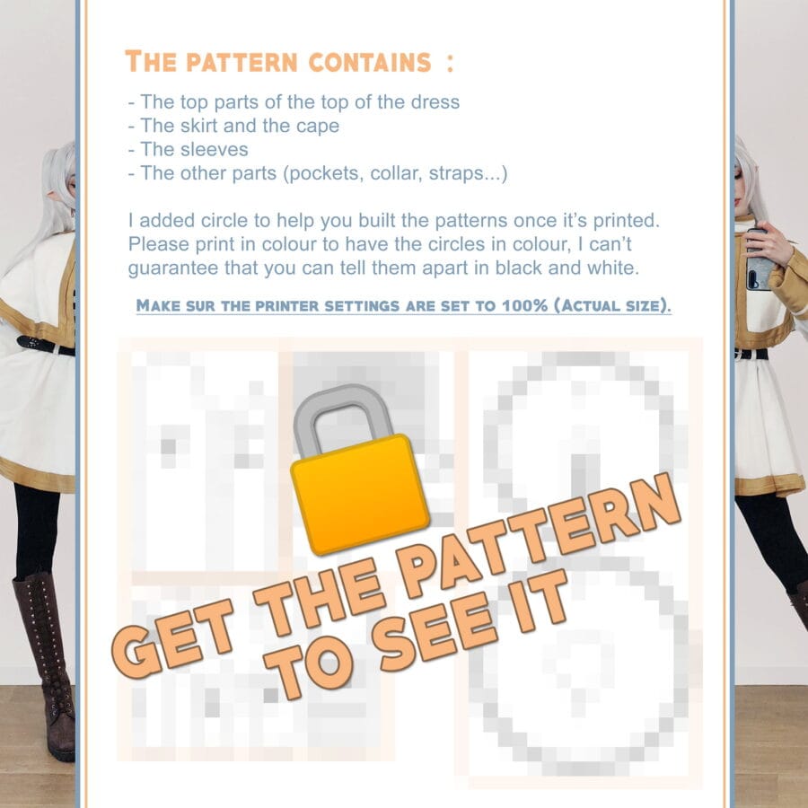 Frieren dress | Digital Pattern - Ainlina