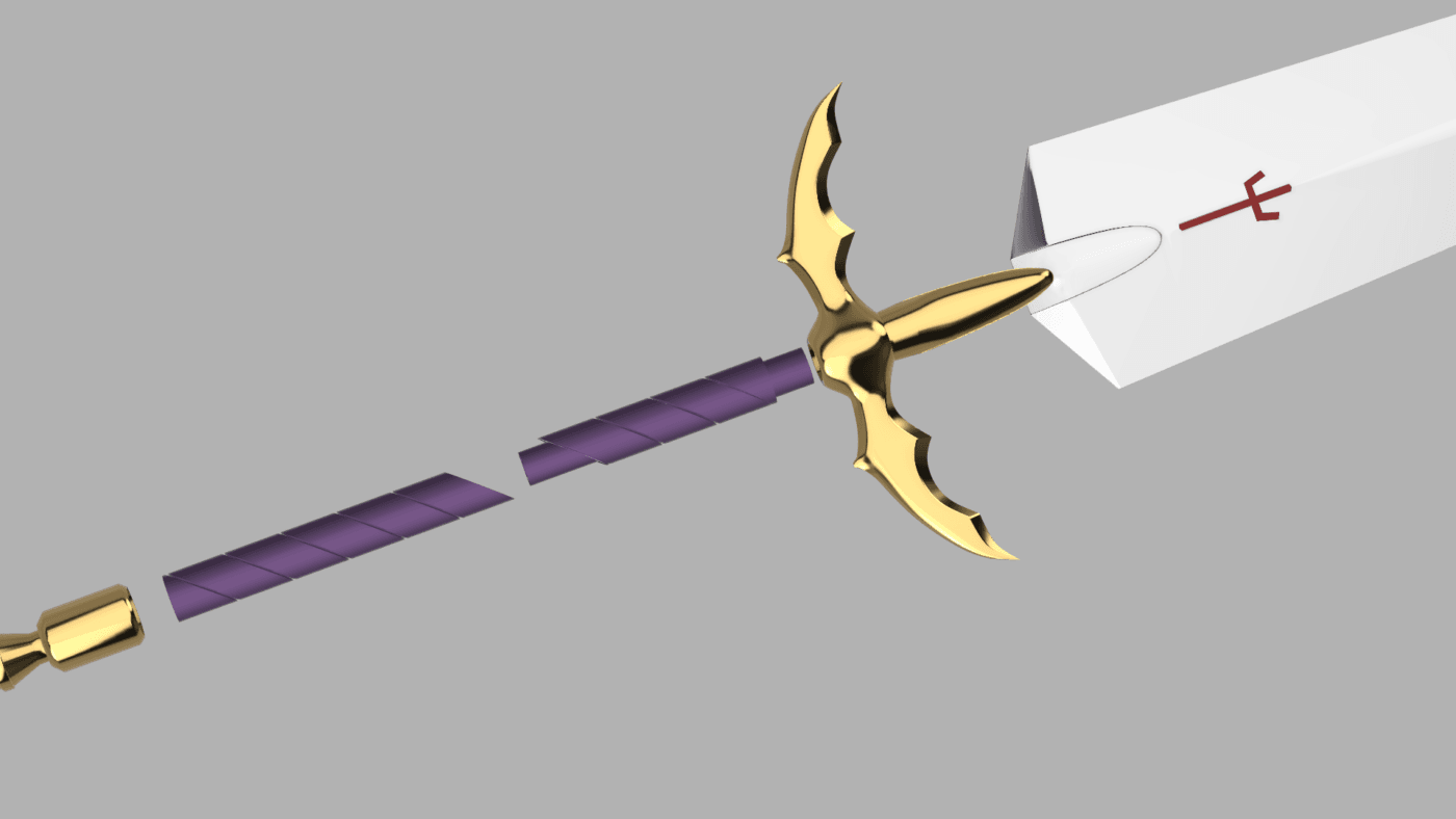 CLAYMORE SWORDS | 3D printed kit - Ainlina